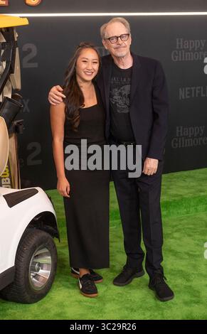 (L-R) Steve Buscemi and Karen Ho attend Netflix's "The Rip" New York ...