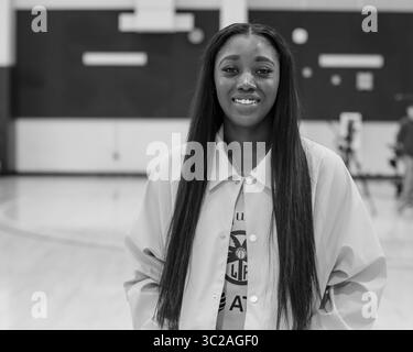 WNBA 2019: Alexis Jones during the Los Angeles Sparks day 2 of training ...