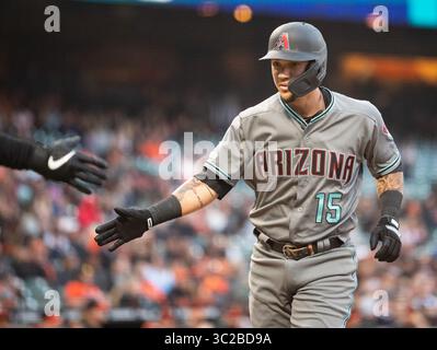 Arizona Diamondbacks first baseman Ildemaro Vargas during a baseball ...