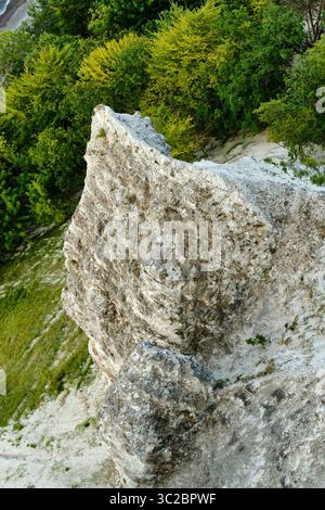 White chalk coastline, island of Rügen, Baltic Sea, Mecklenburg ...
