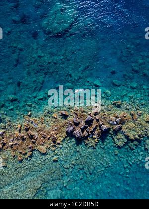 A mesmerizing view of a tranquil coastline Stock Photo - Alamy