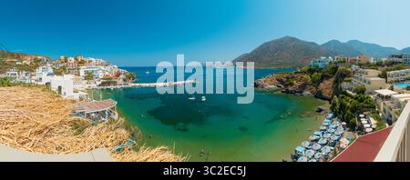 Panorama of Bali in Crete Stock Photo - Alamy