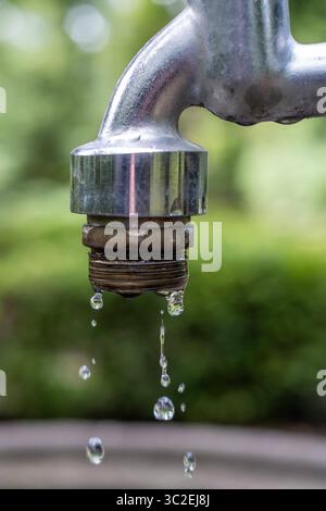 Tropfender Wasserhahn. *** Dripping tap Stock Photo - Alamy