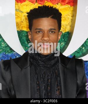 Jeremy Pope attends the Tony Awards at Radio City Hall in New York, NY ...