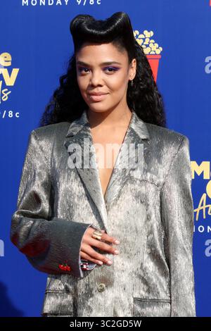 LOS ANGELES - JUN 15: Tessa Thompson at the 2019 MTV Movie & TV Awards ...