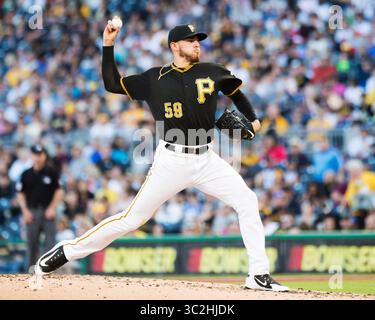 Pittsburgh Pirates pitcher Joe Musgrove delivers during the team's ...
