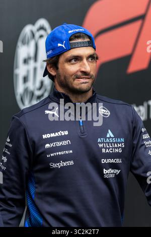 Carlos Sainz Jr of Spain and Williams Racing during Free Practice 2 ...