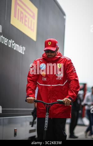 Belgium, Belgium. 24th July, 2025. 44 Lewis Hamilton, (GRB) Scuderia ...