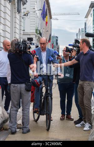 Vice-prime minister and Budget Minister Vincent Van Peteghem arrives ...