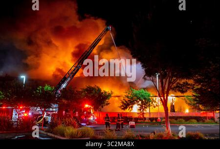 A Modesto California fire department truck Stock Photo - Alamy