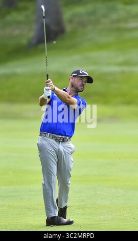 Brian Harman hits from the first fairway during the first round of the ...