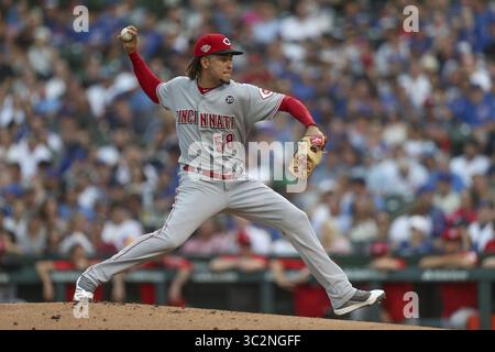 Cincinnati Reds' Luis Castillo pitches during the first inning of the ...
