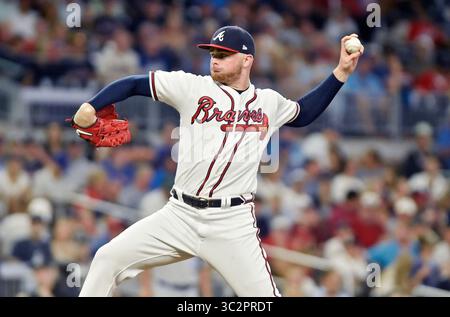 July 24, 2019: Atlanta Braves pitcher Julio Teheran prepares to make a ...