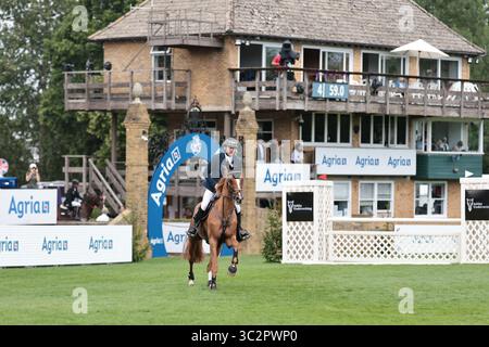 Donald Whitaker of Great Britain riding Di Caprio during the first ...