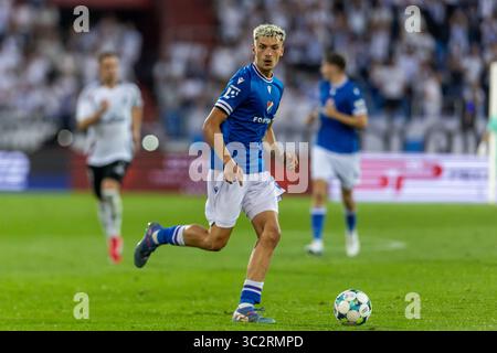 Tomas Rigo of Ostrava in action during the Football European League 4th ...