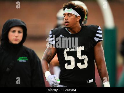 North Dakota Fighting Hawks defensive back Hayden Galvin (17) during an ...