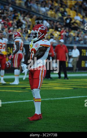 August 17th, 2019: Tyreek Hill #10 during the Pittsburgh Steelers vs ...