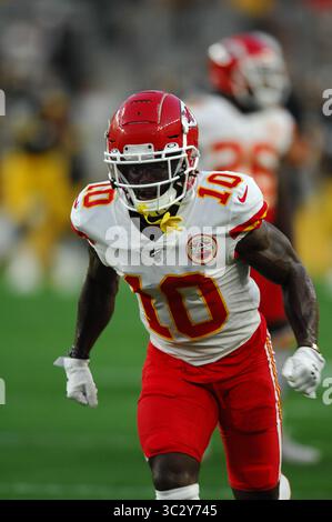 August 17th, 2019: Tyreek Hill #10 during the Pittsburgh Steelers vs ...