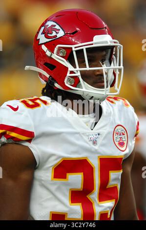 August 17th, 2019: Charvarius Ward #35 during the Pittsburgh Steelers ...