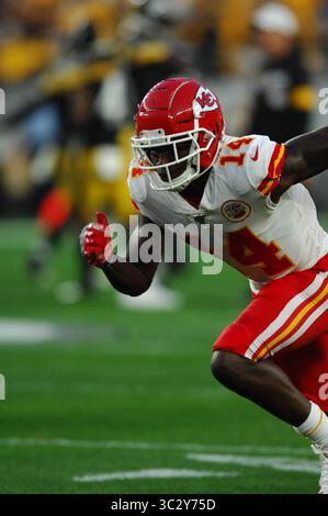 August 17th, 2019: Sammy Watkins #14 during the Pittsburgh Steelers vs ...