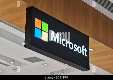 SHANGHAI, CHINA - JULY 24, 2025 - A Microsoft store in Shanghai, China ...