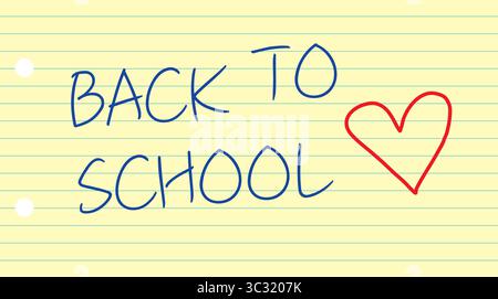 BACK TO SCHOOL text written word on blue round stamp sign Stock Photo ...