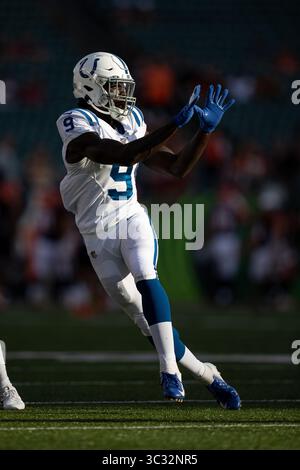 Indianapolis Colts wide receiver Ashton Dulin (16) makes a catch ...