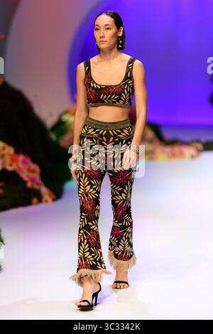 A model walks the runway during the Alice McCall show at Australian ...