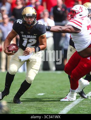 Nebraska defensive lineman Darrion Daniels runs a drill at the NFL ...