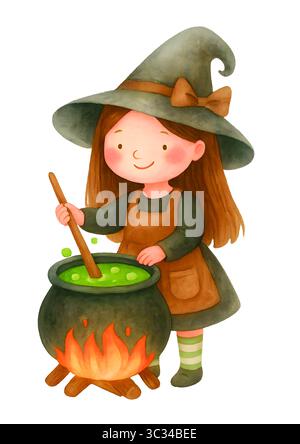 Hand Painted Halloween Clipart – Cute Ghosts, Props & Spooky Objects in ...