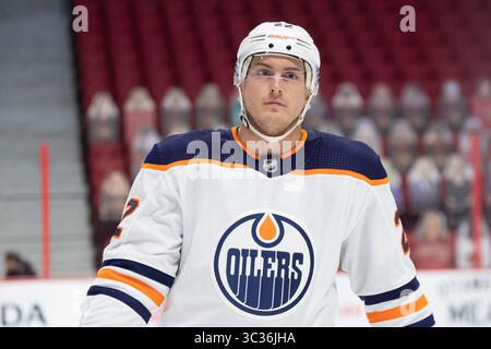 Edmonton Oilers' Tyson Barrie (22) in action during the second period ...