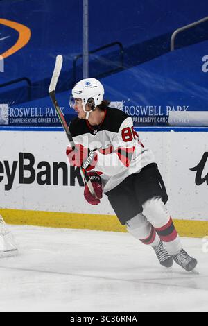 New Jersey Devils center Jack Hughes (86) in the second period of an ...