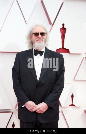 David Parker arrives at the Oscars on Sunday, April 25, 2021, at Union ...