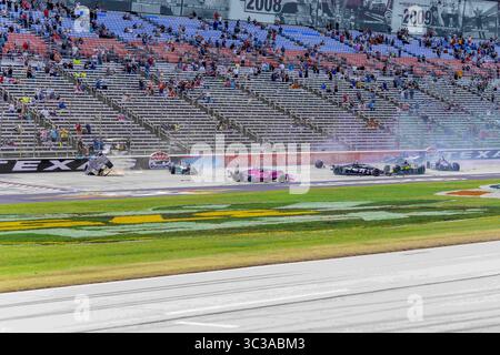 Dalton Kellett (4) during an IndyCar auto race at World Wide Technology ...