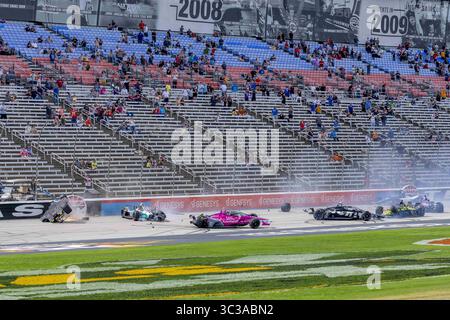 Dalton Kellett (4) during an IndyCar auto race at World Wide Technology ...