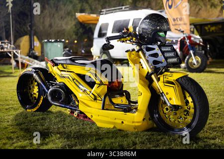 Annual classic and custom bike show in Qatar Racing Club Stock Photo ...