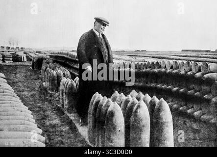 Storage of shells, France, WW1 Stock Photo - Alamy