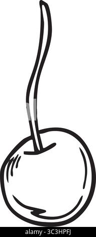 Fruits line icon. Monochrome simple Fruits outline icon for templates ...
