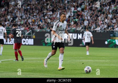 Steve Kapuadi of Legia seen during the UEFA Europa League 2nd round ...