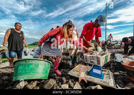 July 26, 2025, Binangonan, Rizal, Philippines: Scene in a submerged ...
