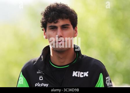 Kick Sauber driver Gabriel Bortoleto ahead of the sprint race at the ...