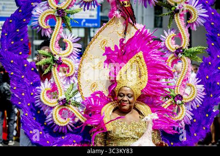 ROTTERDAM - Participants of the street parade of Rotterdam Unlimited ...