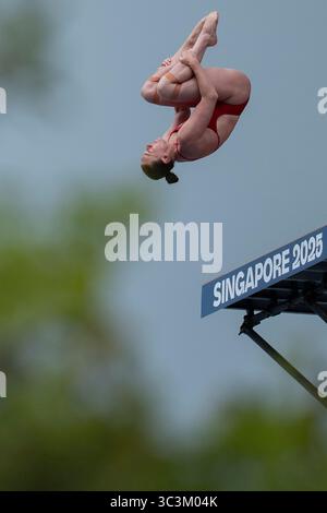 Molly Carlson of Canada competes in the Preliminaries of the Marmeeting ...