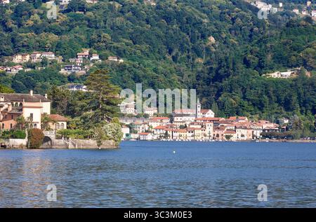 village view, pella, italy Stock Photo - Alamy