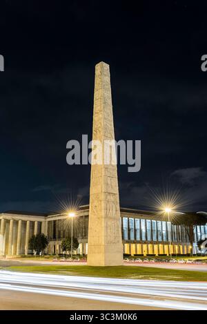 View of Marconi square in Eur district in Rome Stock Photo - Alamy