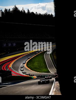 Start of the 2025 Formula One Belgian Grand Prix, 13th round of the ...