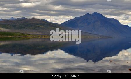 Pebble Beach, Lake McDonald, Glacier National Park, Montana Stock Photo ...