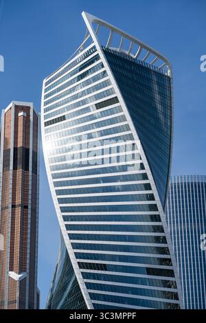 skyscrapers from glass a steel. reflection in the glass Stock Photo - Alamy