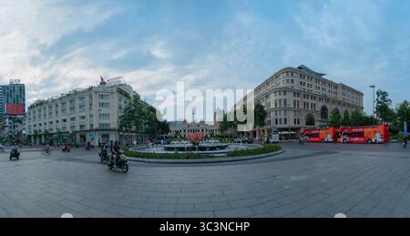 Vietnam 2025 Ho Chi Minh City, - 13. November 2025: Anflug auf Ho Chi ...