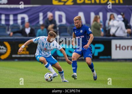 Barrow's Scott Smith in action during the Vertu Trophy match between ...